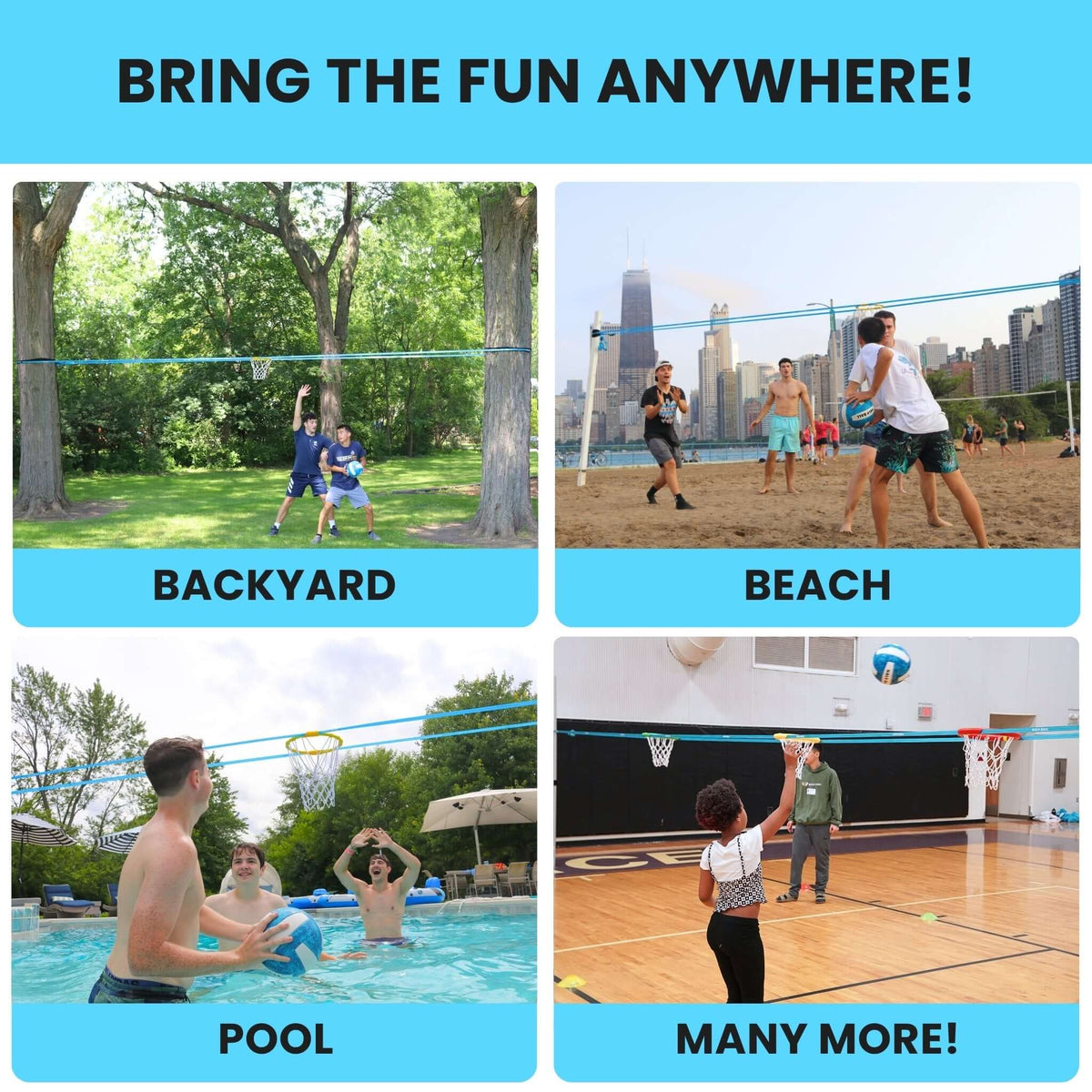 Halo Ball Set - Dunk Anywhere Portable Hoop