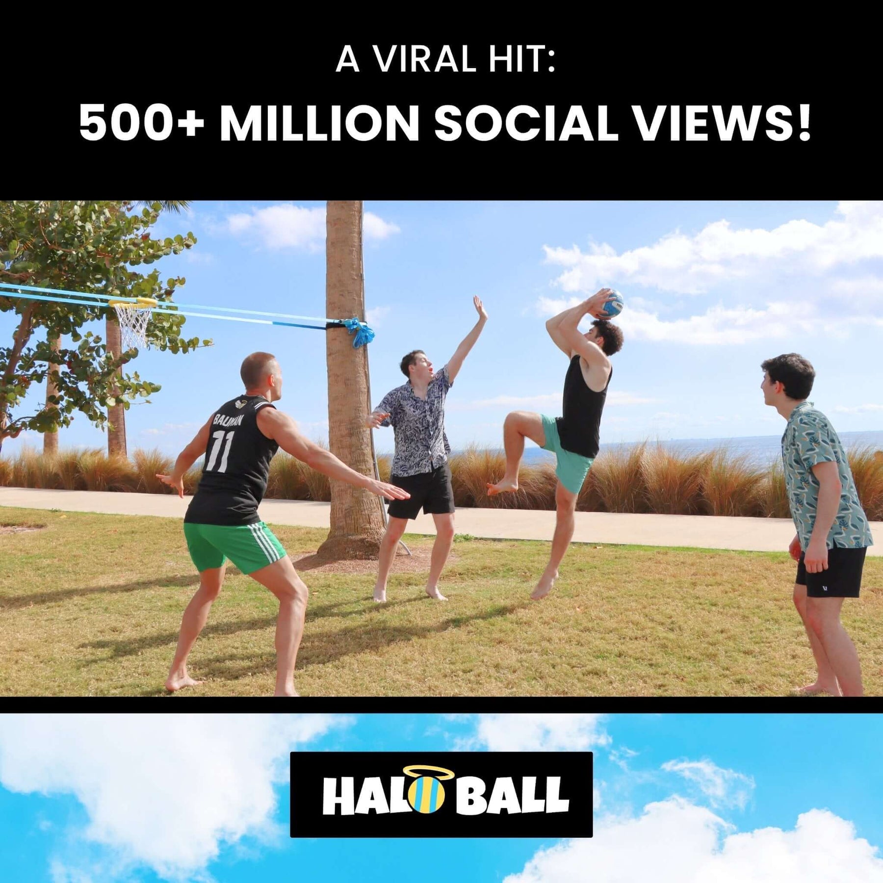 Halo Ball Set - Dunk Anywhere Portable Hoop